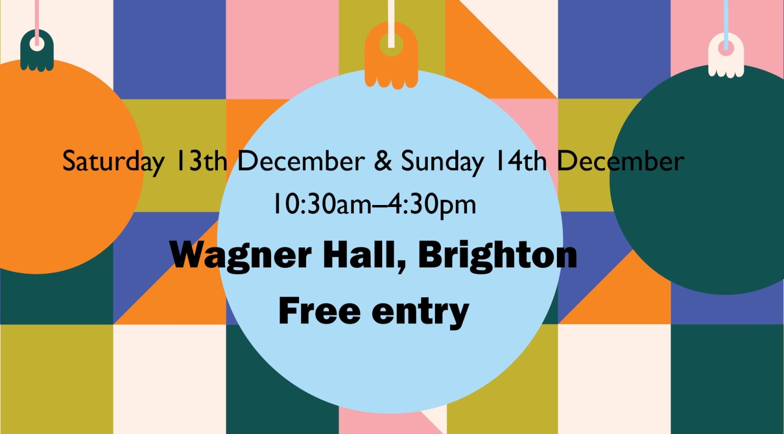 The Brighton Festive Makers Fair – Wagner Hall Brighton